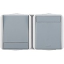 SOCKET SCH+SWITCH 2WAY HORIZ S TEM CF12GY-U | www.megaaz.com