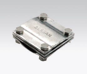 Fixing Clamps for 40x4 galvanized grounding strip GERSAN GTE-177-A/1,5 ...