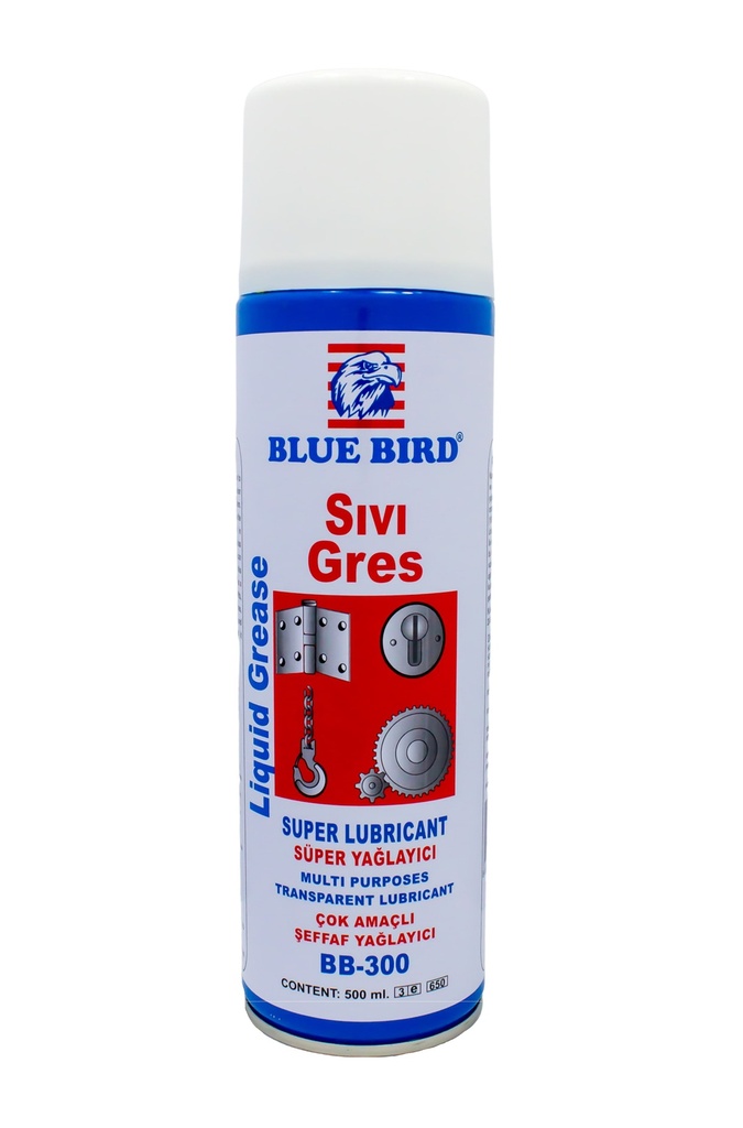 Blue Bird Liquid Grease Spray 500 ml