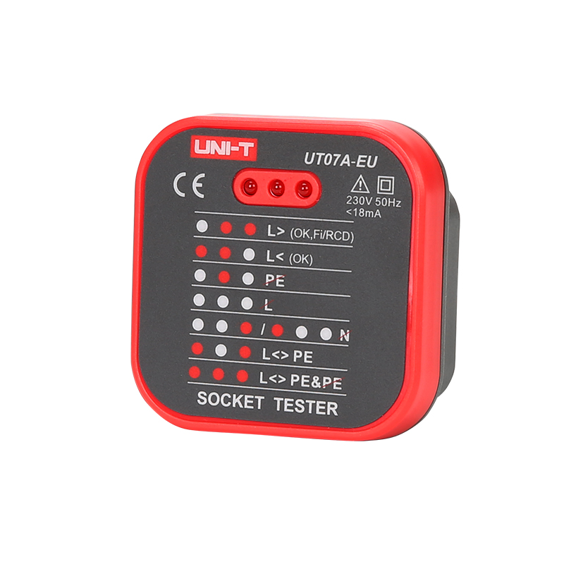 UT07A-EU Socket Tester Standard UNI-TREND | www.megaaz.com