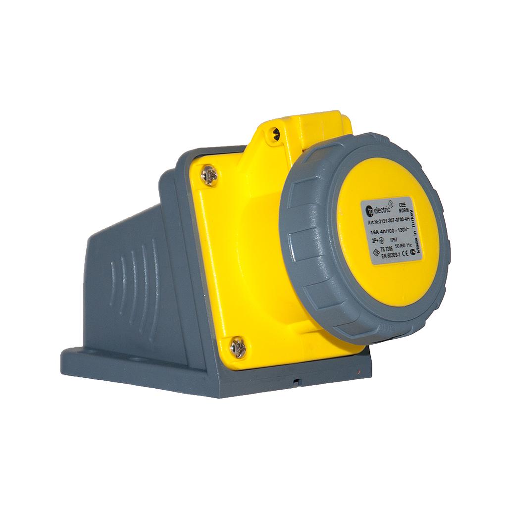 3x32A / IP 67 - 110V Surface Mount Socket Outlet 3125-307-0700-4h TP ...