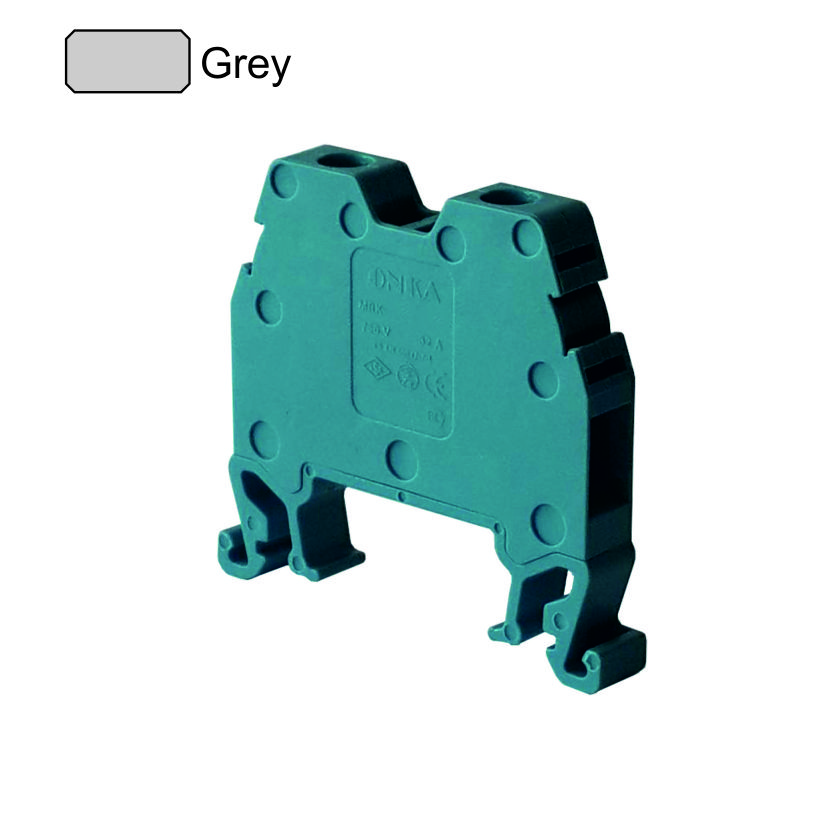 MRK-10mm DIN Rail Mount Terminal Block Grey ONKA 1042 | www.megaaz.com