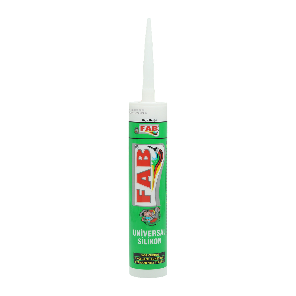 Silicone Sealant Transparent Premium 280ml FAB Q/25 P/25 | www.megaaz.com